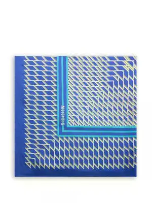 MOORER Geometric-print Scarf