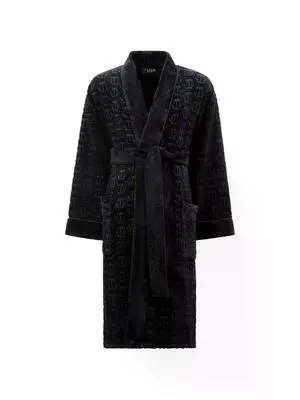 Philipp Plein Hexagon-logo Bath Robe
