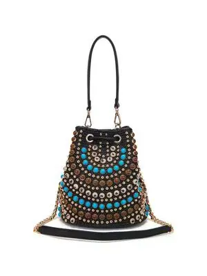 LA CARRIE Andromeda Beaded Bucket Bag