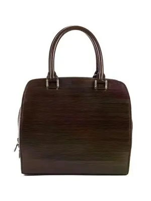LOUIS VUITTON Pont Neuf Textured Tote Bag - Brown