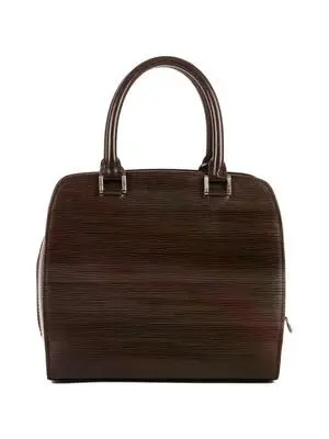 LOUIS VUITTON Pont Neuf Textured Tote Bag - Brown