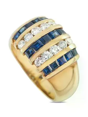 LB EXCLUSIVE Diamond And Sapphire Ring - Gold