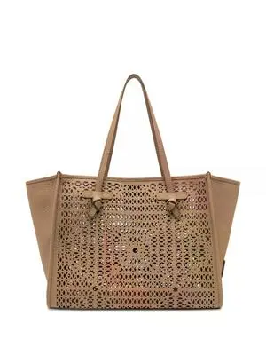 GIANNI CHIARINI Marcella Knot Tote Bag - Neutrals