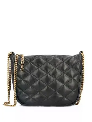 Saint Laurent Quilted Chain Leather Bag