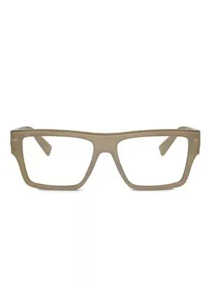 Dolce & Gabbana Rectangle-frame Eyeglasses - Brown