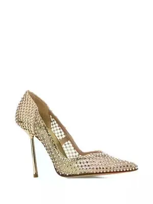 LE SILLA Gilda Embellished Pumps - Gold