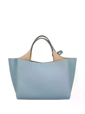 TOD'S Mini Pebbled Charm Tote Bag