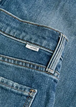 MOTHER The Mid Rise Rambler Slim Straight-leg Stretch-denim Jeans - Indigo