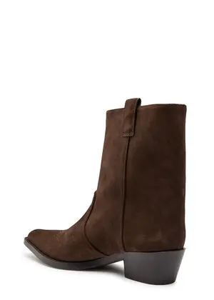 Khaite Clive 35 Suede Ankle Boots