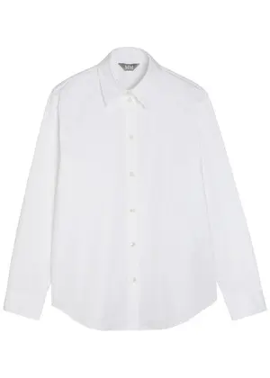 Women's White Cotton Poplin Shirts