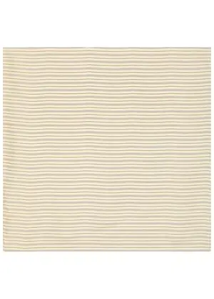 TOTEME Striped Silk Scarf - Beige