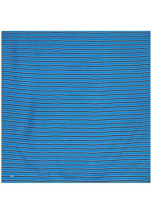 TOTEME Striped Silk Scarf - Blue