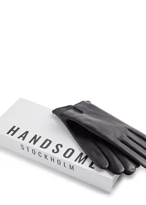 HANDSOME STOCKHOLM Essentials Leather Gloves