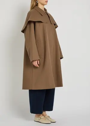 Studio Nicholson Detachable-cape Cotton Parka