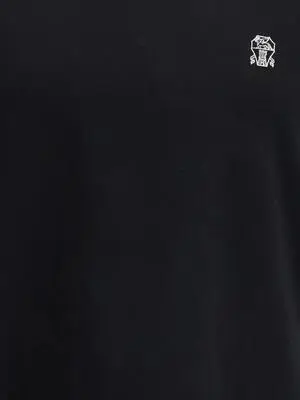 Brunello Cucinelli Embroidered-logo T-shirt
