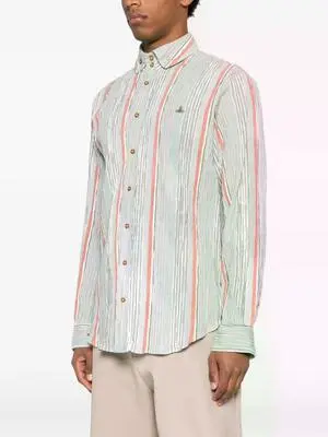 VIVIENNE WESTWOOD Krall Striped Orb Shirt