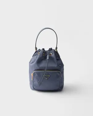 Prada Duet Re-nylon Bucket Bag - Aviation Blue