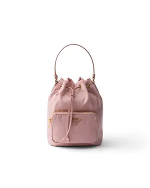 Prada Duet Re-nylon Bucket Bag - Pink