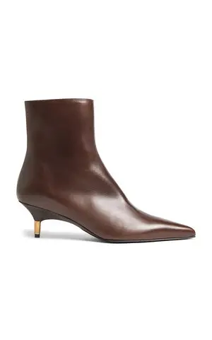 Khaite Bella Ankle Boot 55 Brown