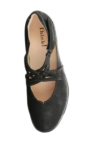 Think! Chilli Cross-strap Ballet Flat