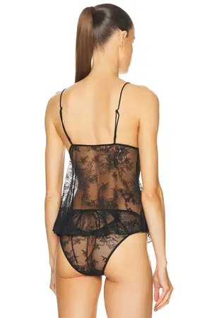 SKIMS Ultra Fine Lace Open Front Cami Top