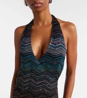 Missoni Sequined Lamé Gown