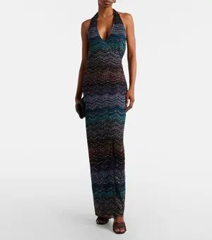 Missoni Sequined Lamé Gown - Multicoloured
