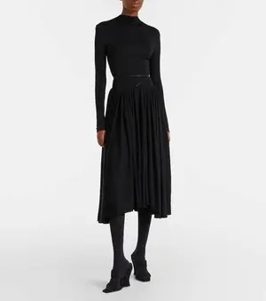 Alaïa Jersey Midi Dress