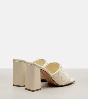 Bottega Veneta Parco 90 Intrecciato Leather Mules
