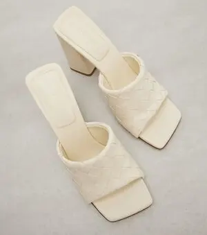 Bottega Veneta Parco 90 Intrecciato Leather Mules
