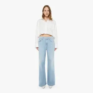 MOTHER The Ditcher Roller Zip Skim Jeans