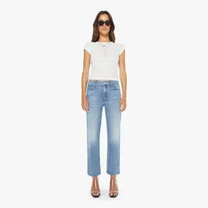 MOTHER The Kick It Ankle Birds Gone Wild Jeans