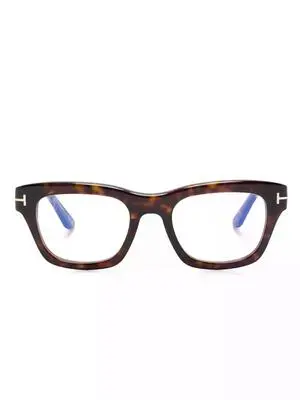 TOM FORD Rectangular Eyeglasses - Brown