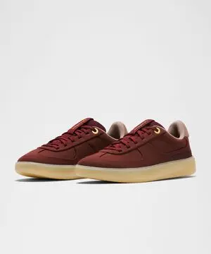 Lululemon Cityverse Microsuede Sneaker - Burgundy Bay/golden Sand/ashen Rose
