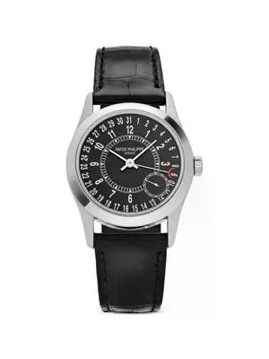 Patek Philippe 2007 Calatrava 6000g-001 37mm Watch - Black
