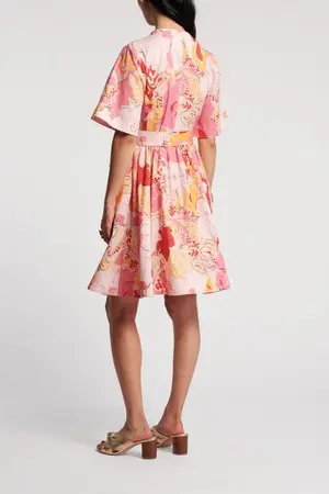 FRANCES VALENTINE Nancy Floral Dress