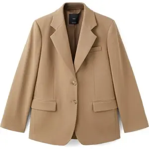 Mango Osaka Blazer - Medium Brown