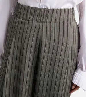 Dries Van Noten Striped Wide-leg Trousers