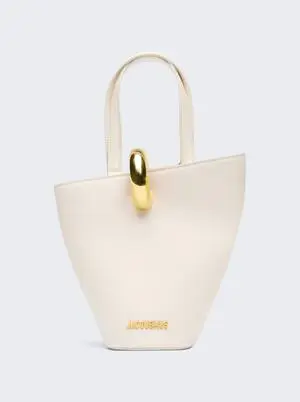 Jacquemus Jacquemus Le Petit Bambola Mini Bucket Bag Ivory