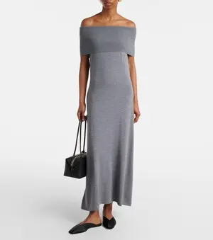 Jardin Des Orangers Off-shoulder Maxi Dress