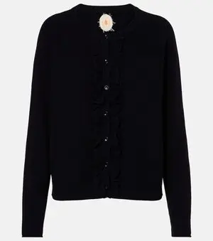 Jardin Des Orangers Cotton And Cashmere Cardigan - Black