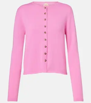 Jardin Des Orangers Cotton And Cashmere Cardigan - Pink