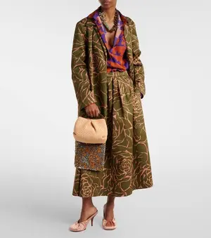 Dries Van Noten Woven Raffia-effect Top-handle Bag