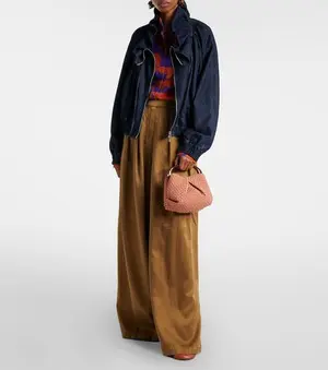 Dries Van Noten Woven Raffia-effect Top-handle Bag