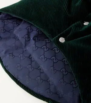 Gucci Reversible Corduroy Dog Coat