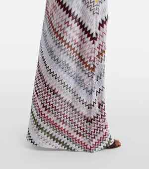 Missoni Zigzag Asymmetric Maxi Dress - Multicoloured