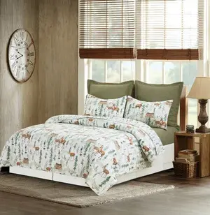 C&F HOME Christopher Forest Cotton Quilt Set Reversible And Machine Washable