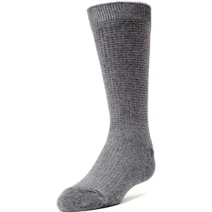 MEMOI Diamond Textured Crew Socks