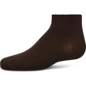 MEMOI Basic Ankle Socks - Coffee Bean