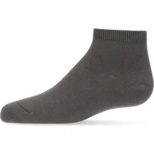 MEMOI Basic Ankle Socks Dark Gray